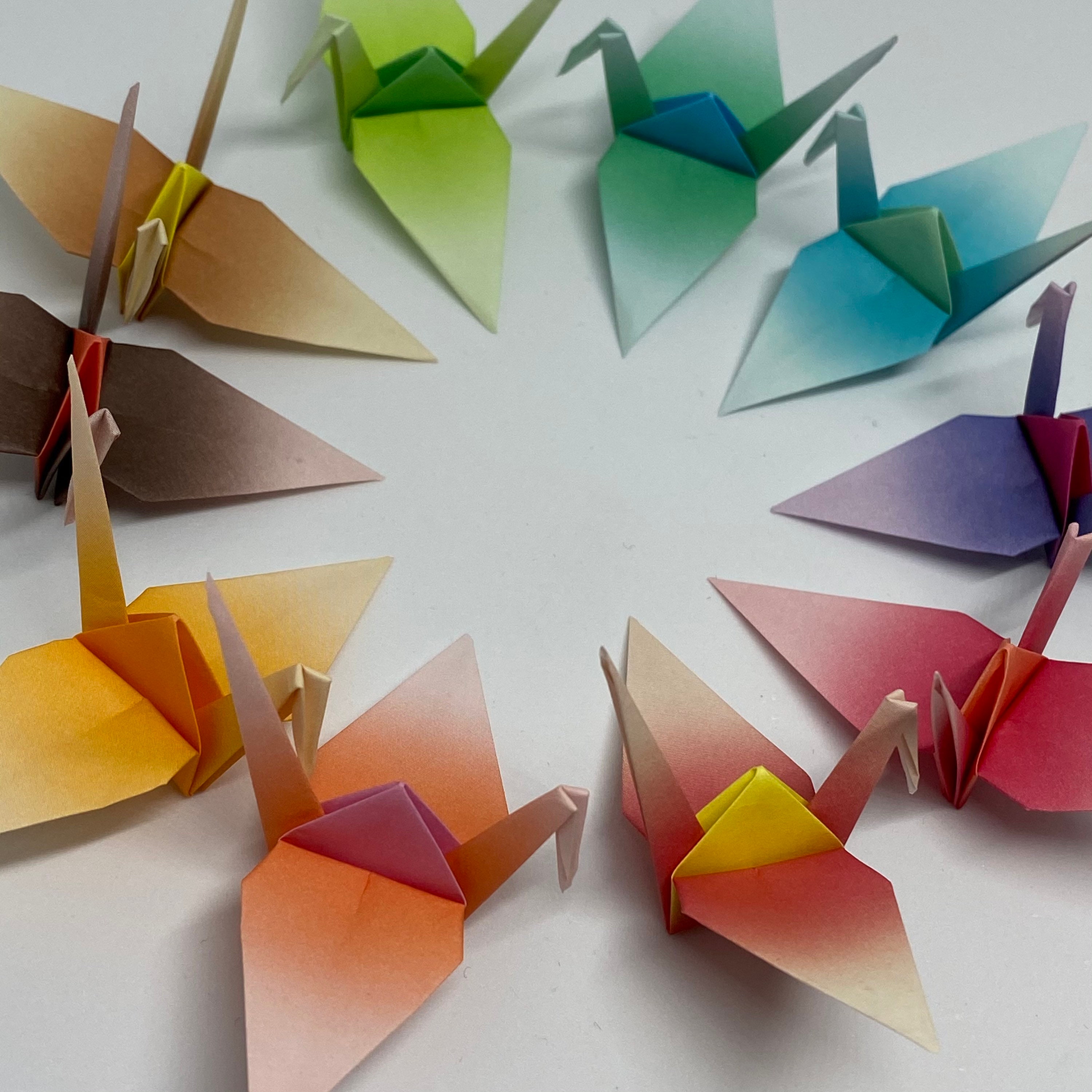 100 Origami Cranes Harmony Corona Japanese Paper Size S READY FOR ...