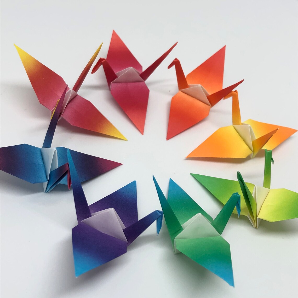1024 Origami Cranes Harmony Japanese Paper Size S - Etsy