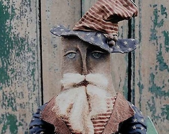 Uncle Sam Rustic Wood Craft Pattern for the 4th of July - Etsy