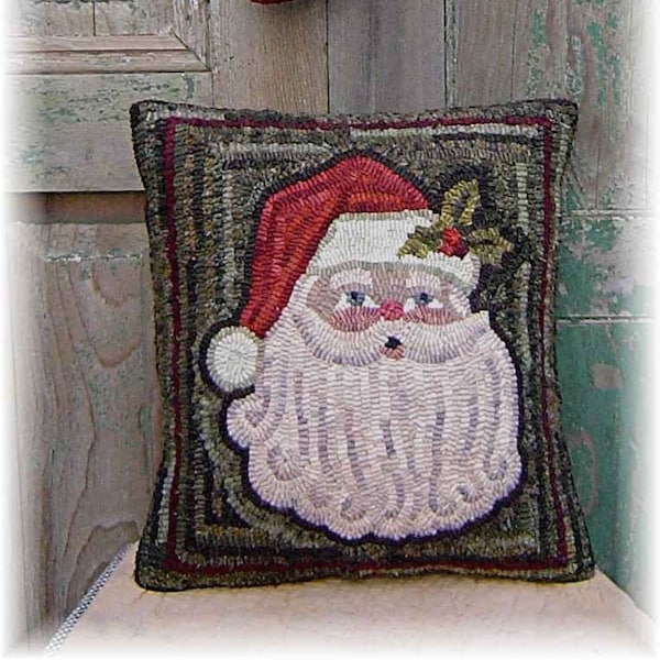 Hooked Santa Pillow Pattern - Etsy