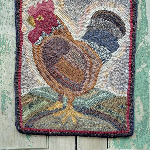 Folk Art Wool Applique Pattern - Etsy