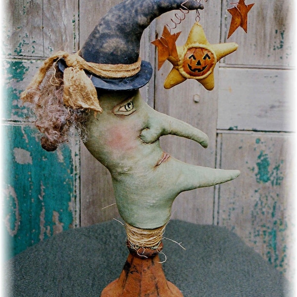 Primitive Moon - Etsy