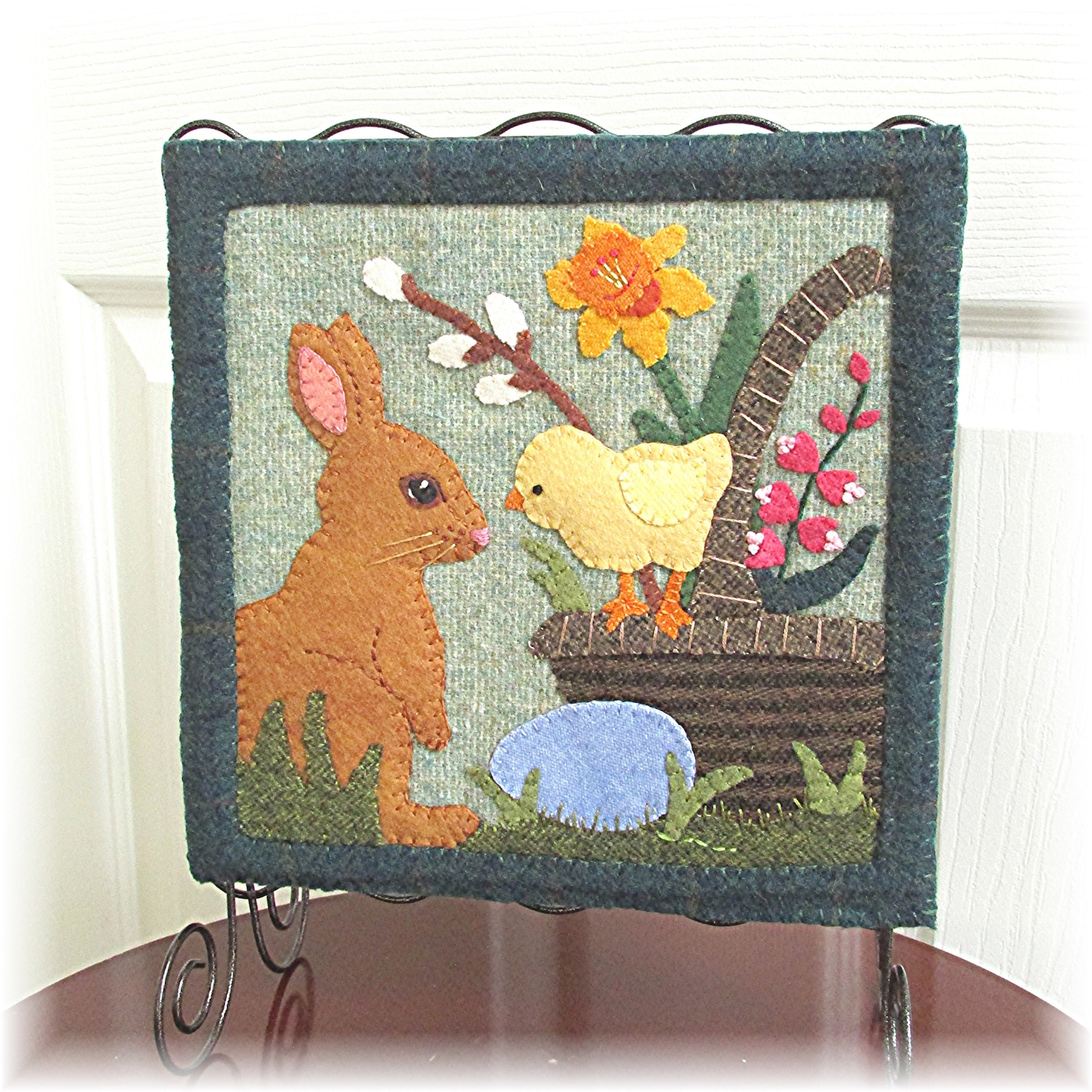 Wool Applique Instant Download PDF Pattern for Easter Spring | Etsy