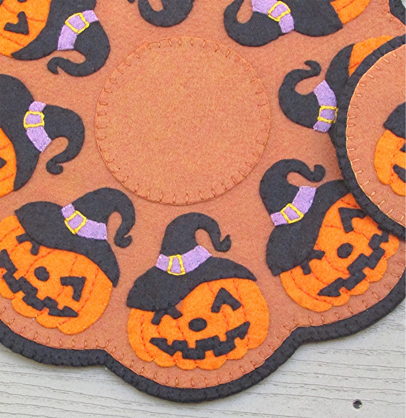 Instant Download PDF PATTERN for Wool Felt Applique Penny Rug - Etsy