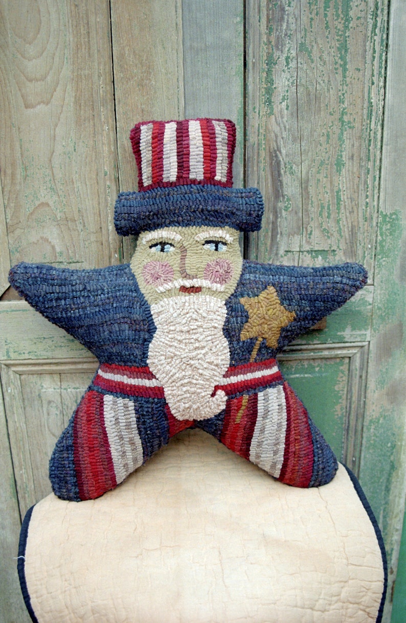 Instant Download PDF PATTERN for Folk Art Americana Uncle Sam | Etsy