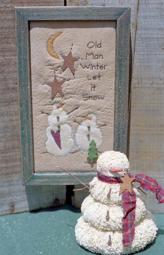 Home & Living Snow Folk pdf Pattern Instant Download Home Décor etna.com.pe