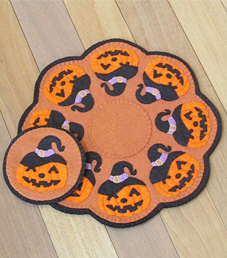 Instant Download PDF PATTERN for Wool Felt Applique Penny Rug - Etsy