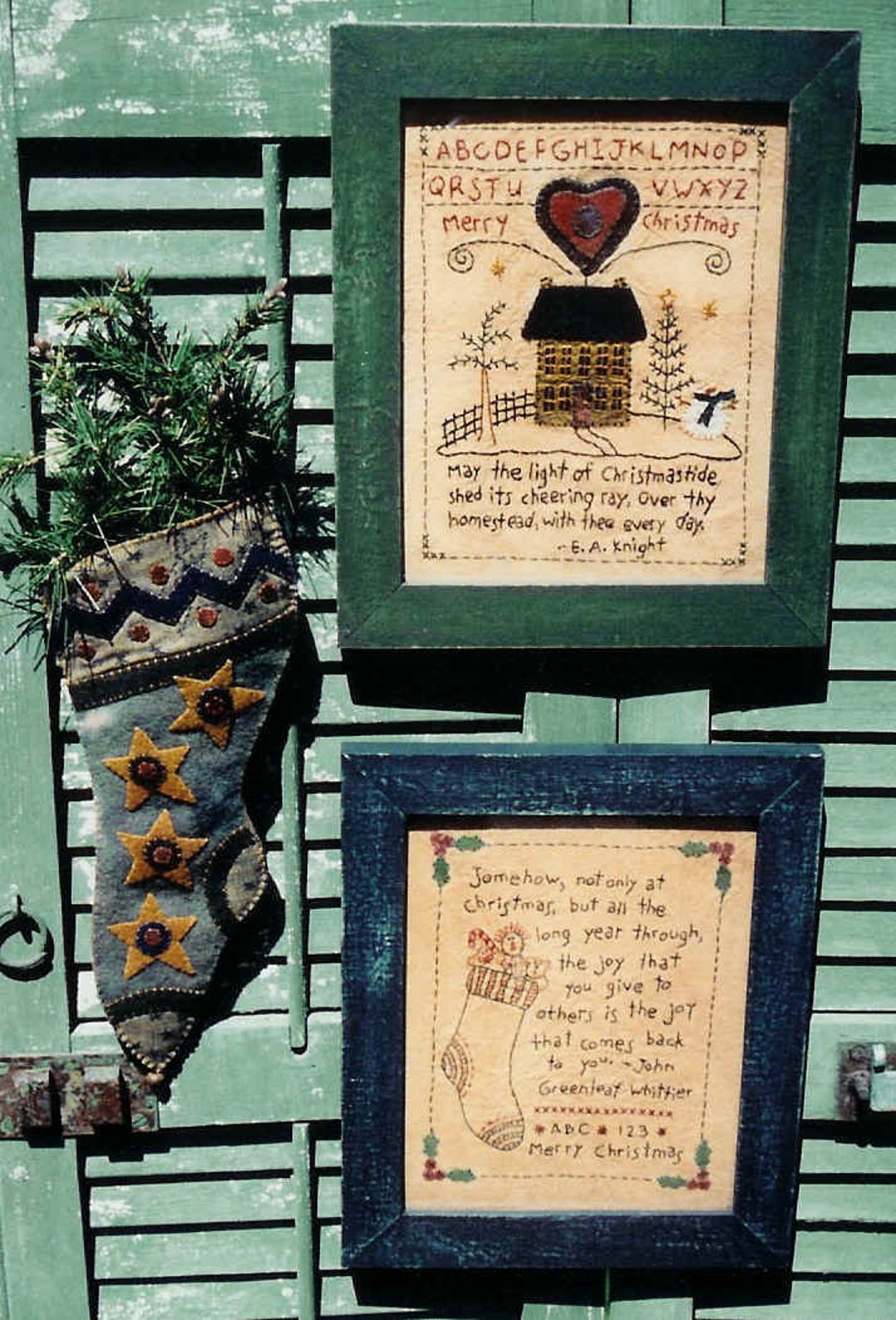 Instant Download PDF Pattern for Primitive Folk Art Stitcheries and ...