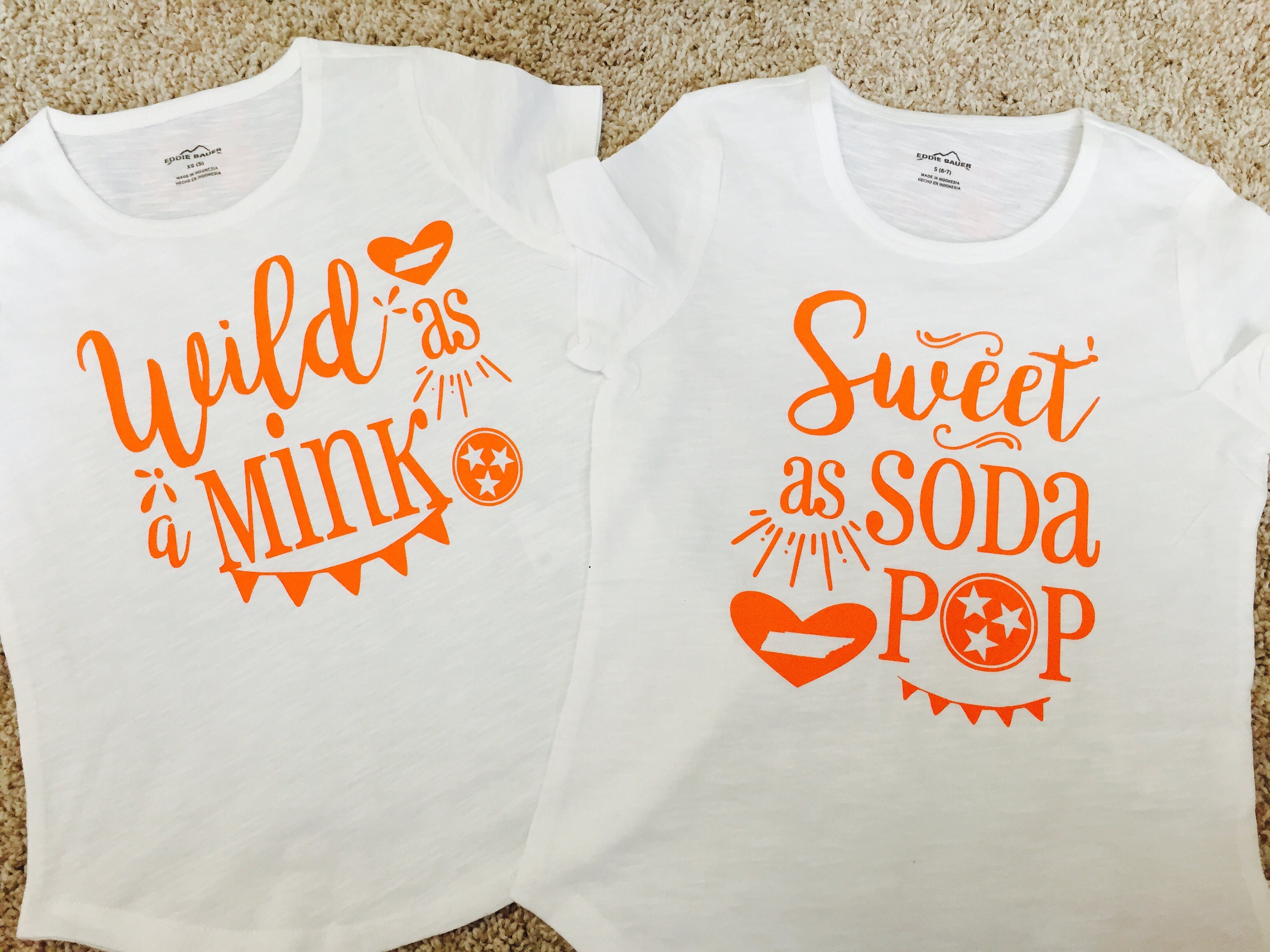 Set of two Sweet as Soda Pop Wild As a Mink Tennessee | Etsy