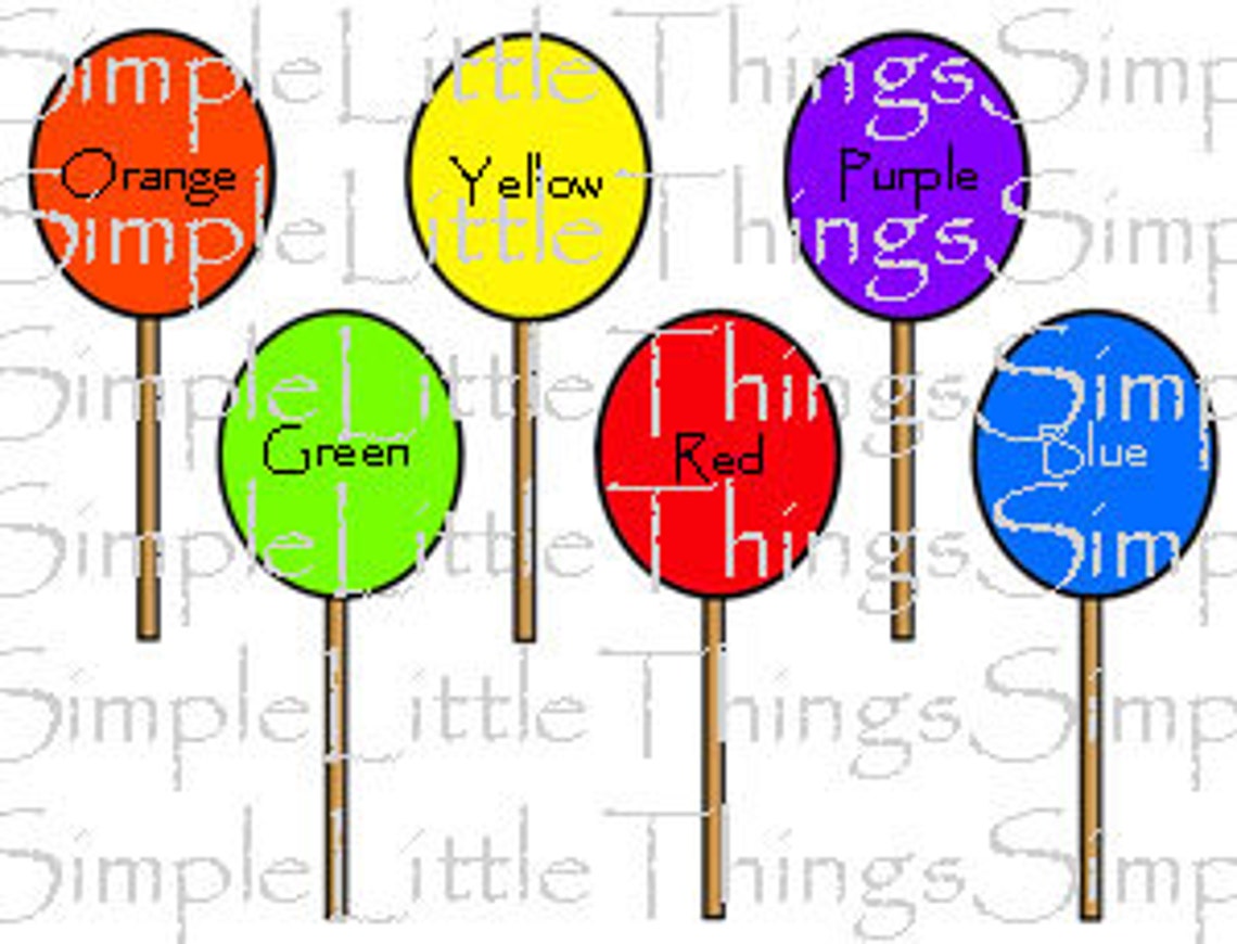 Color Matching Lollipop Activity - DIY Printables for Toddlers ...