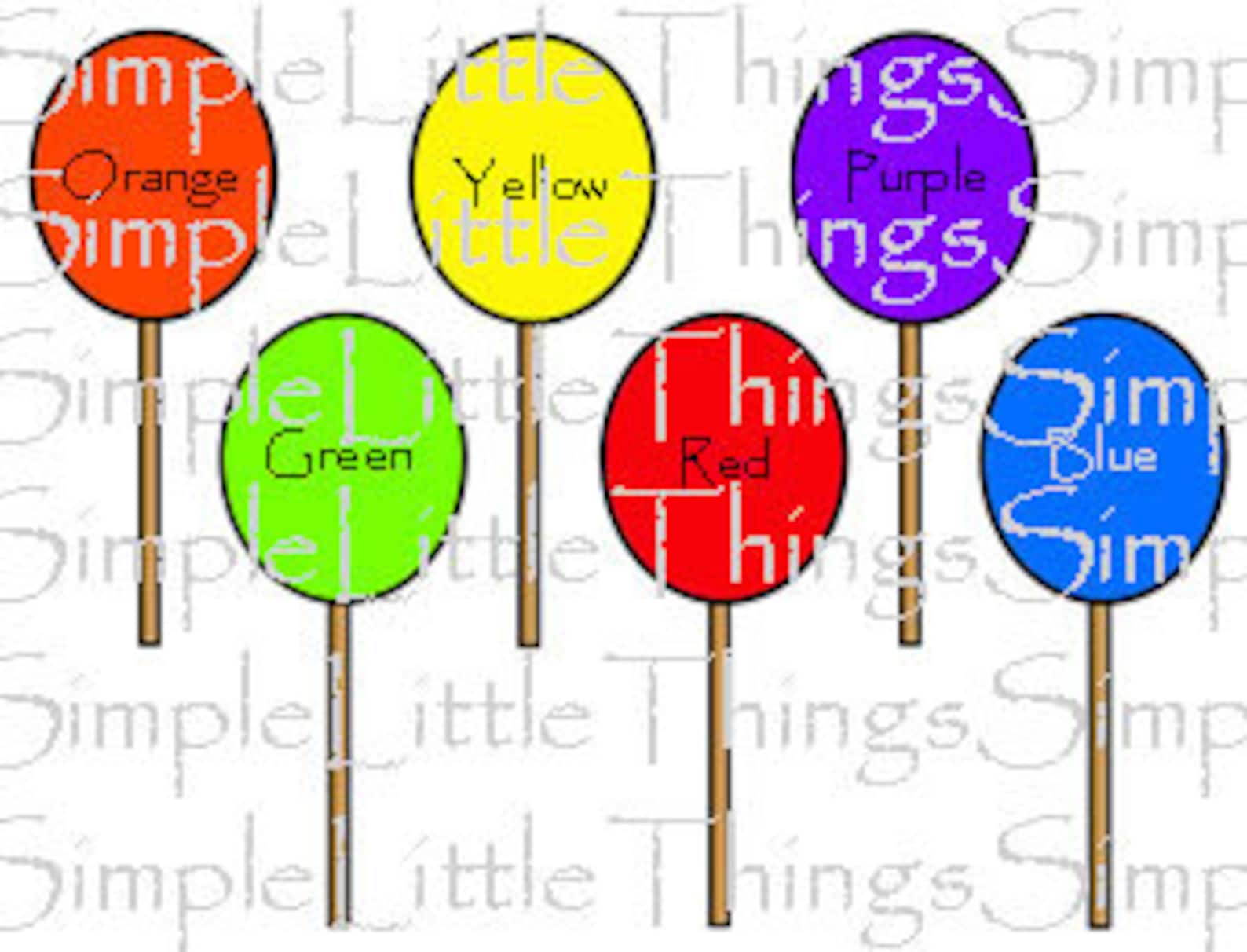 Color Matching Lollipop Activity - DIY Printables for Toddlers ...