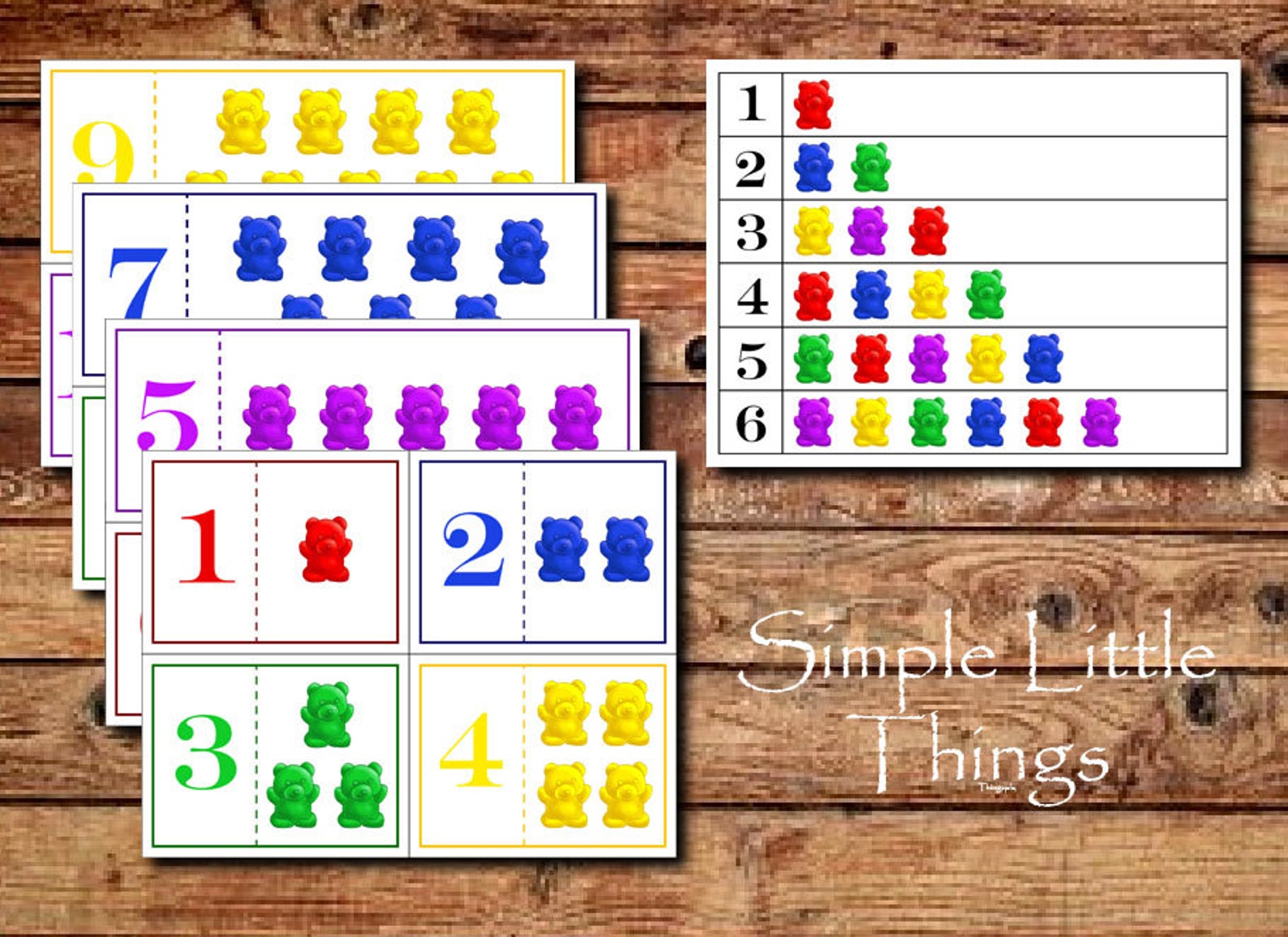Counting Bears Activity - DIY Printables for Toddlers, Teaching ...