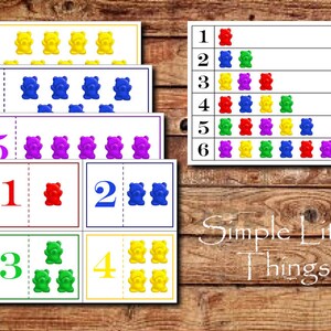Counting Bears Activity - DIY Printables for Toddlers, Teaching ...