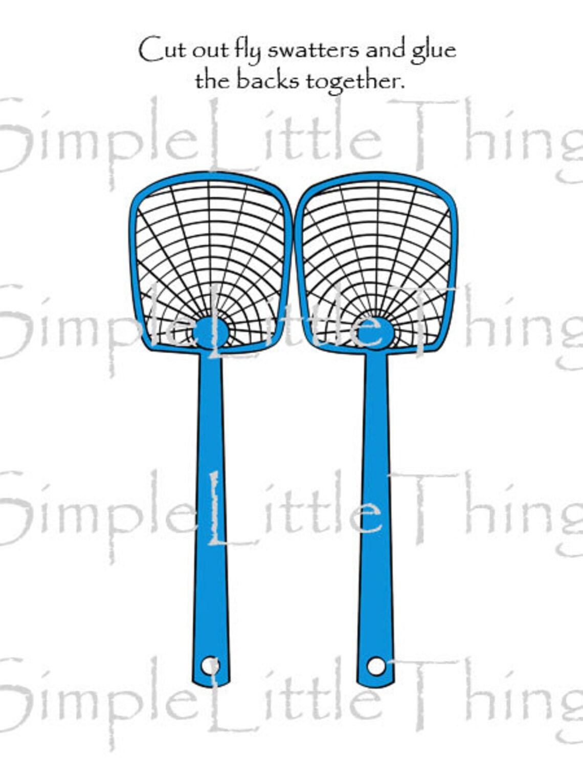 Fly Swatter ABC Activity - PDF, DIY Printable for Toddlers, Home School ...