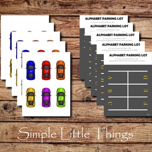 Car Alphabet and Color Activity - PDF, DIY Printables for Toddlers ...