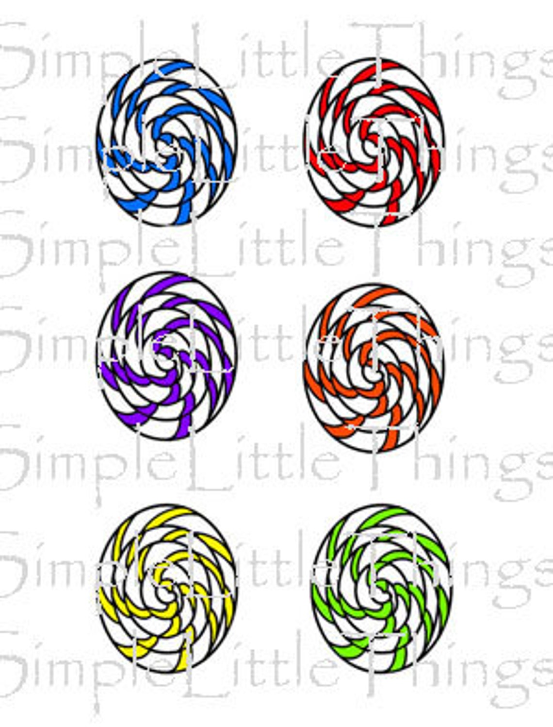 Color Matching Lollipop Activity DIY Printables for - Etsy