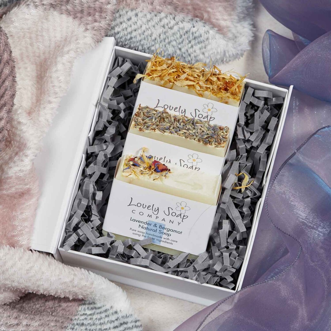 Personalised Lavender Soap Selection Gift Handmade Soap Gift - Etsy