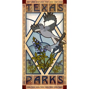 Texas State Parks Poster - Etsy