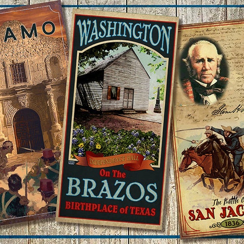 History of Texas Print Independence Day | Etsy