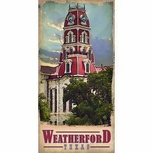 Weatherford Texas Poster - Etsy