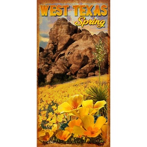 Print of West Texas in Spring, El Paso TX - Etsy