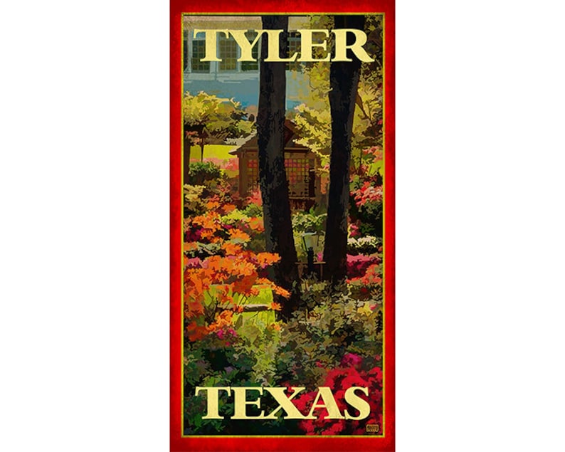 Poster of Historical Tyler Texas Historic Towns Historical - Etsy