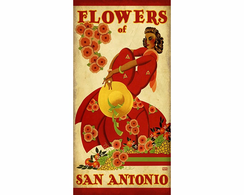 Poster Flowers of San Antonio Events - Etsy