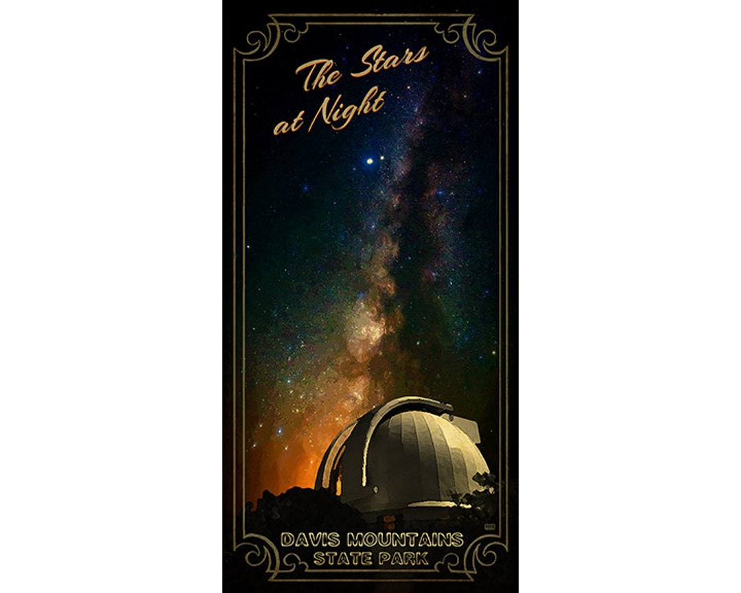 Davis Mountains State Park Poster - Etsy