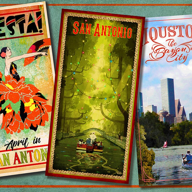 TexasPoster - Etsy