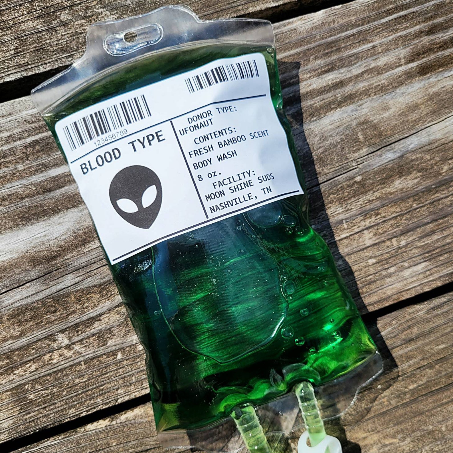 Alien Blood Bag Body Wash - Etsy