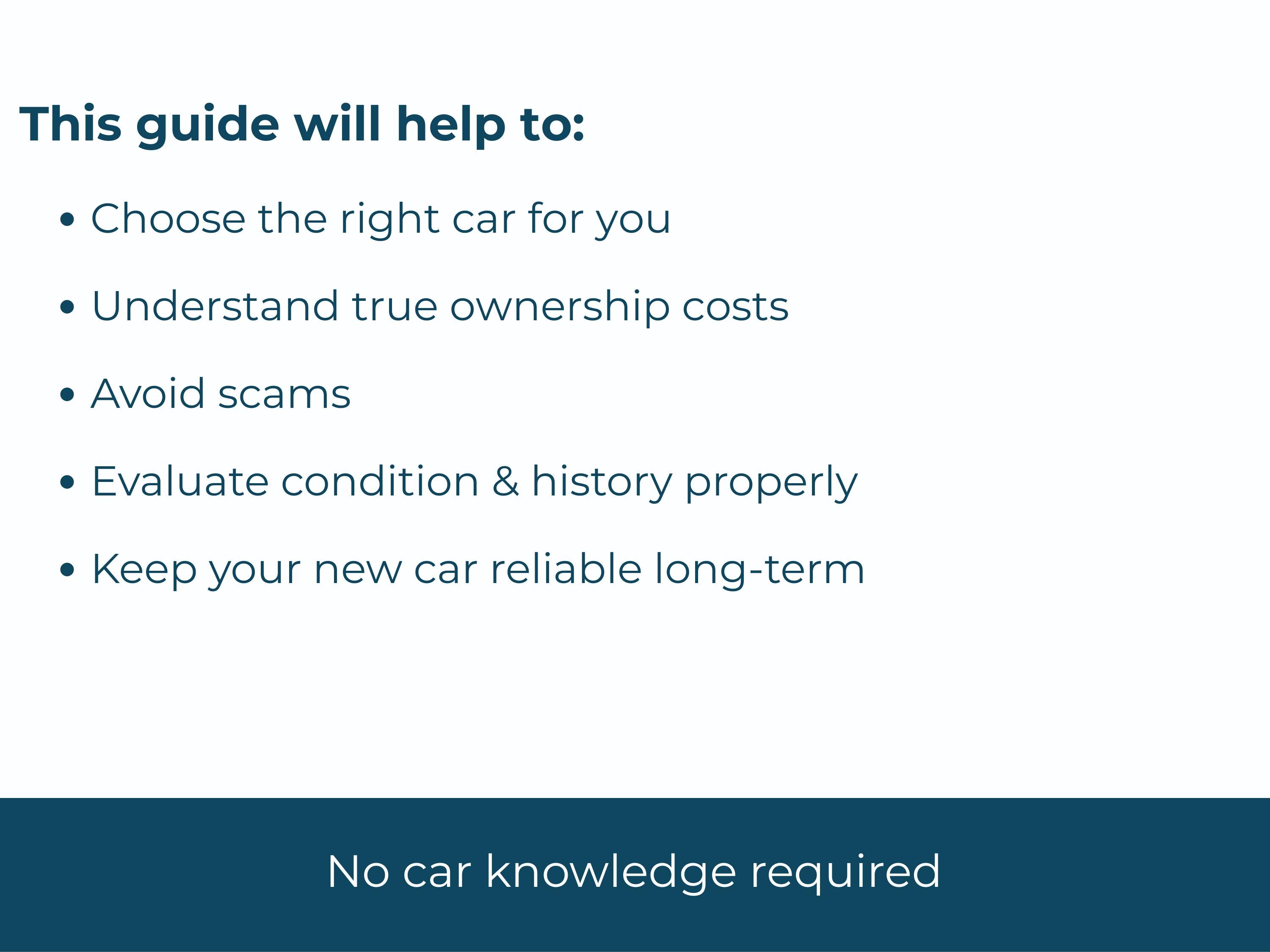 Used Car Buying Guide & Inspection Checklist | Complete Car Buyer ...