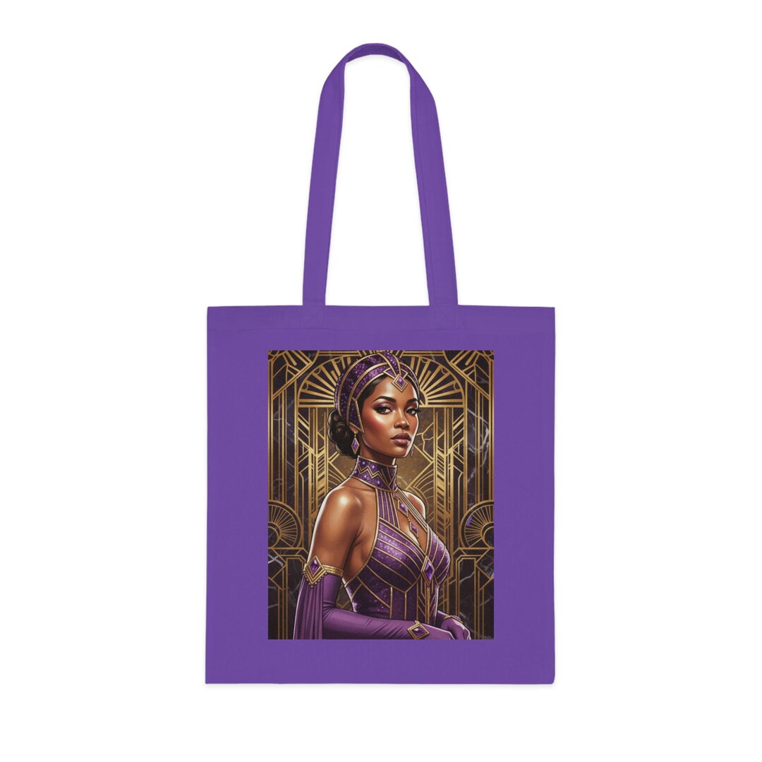 Art Deco Flapper Girl Tote Bag - Etsy