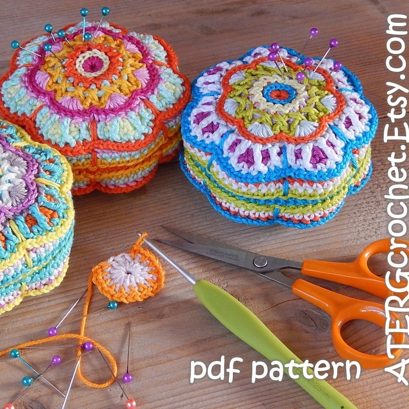 Crochet Pin Cushion - Etsy