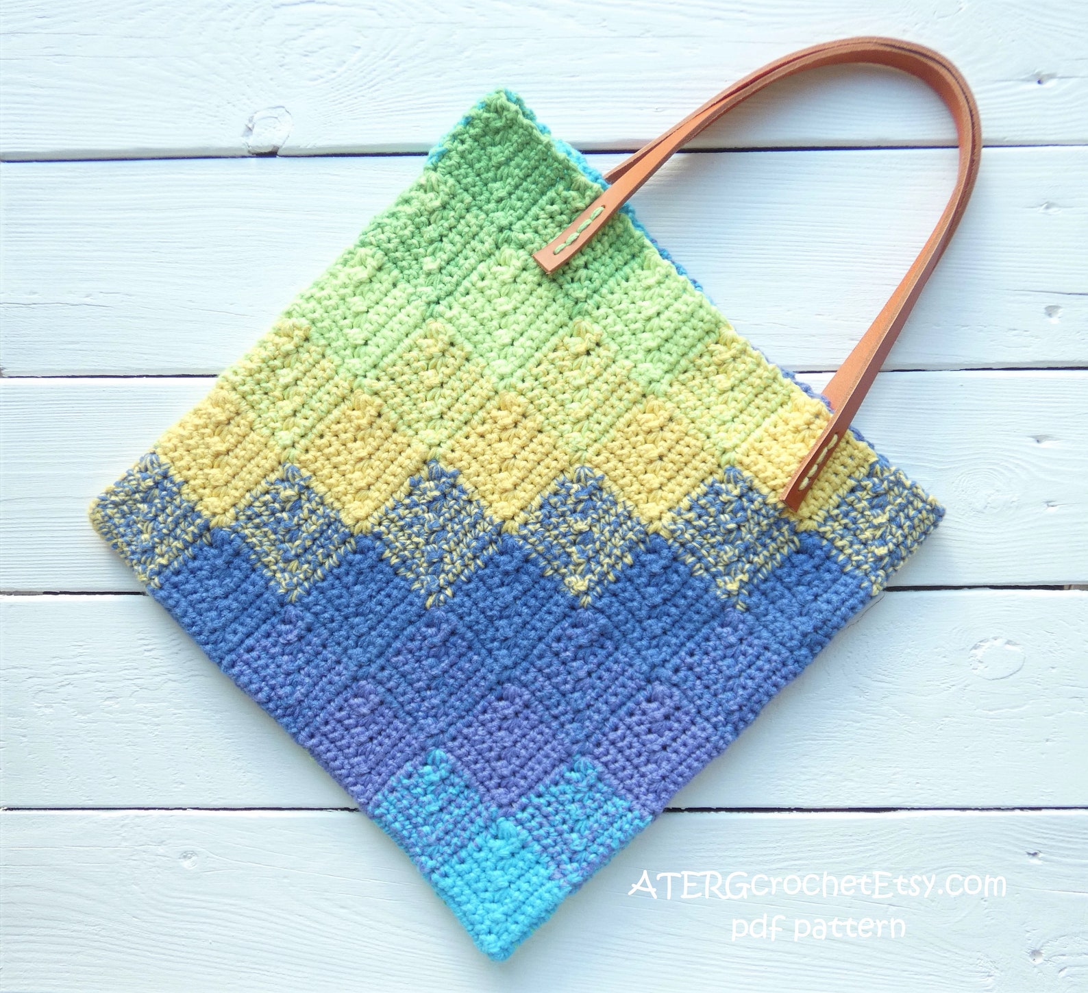 BAG Gradient Crochet Pattern by Atergcrochet - Etsy