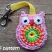 Crochet Pattern OWL Key Ring by Atergcrochet - Etsy