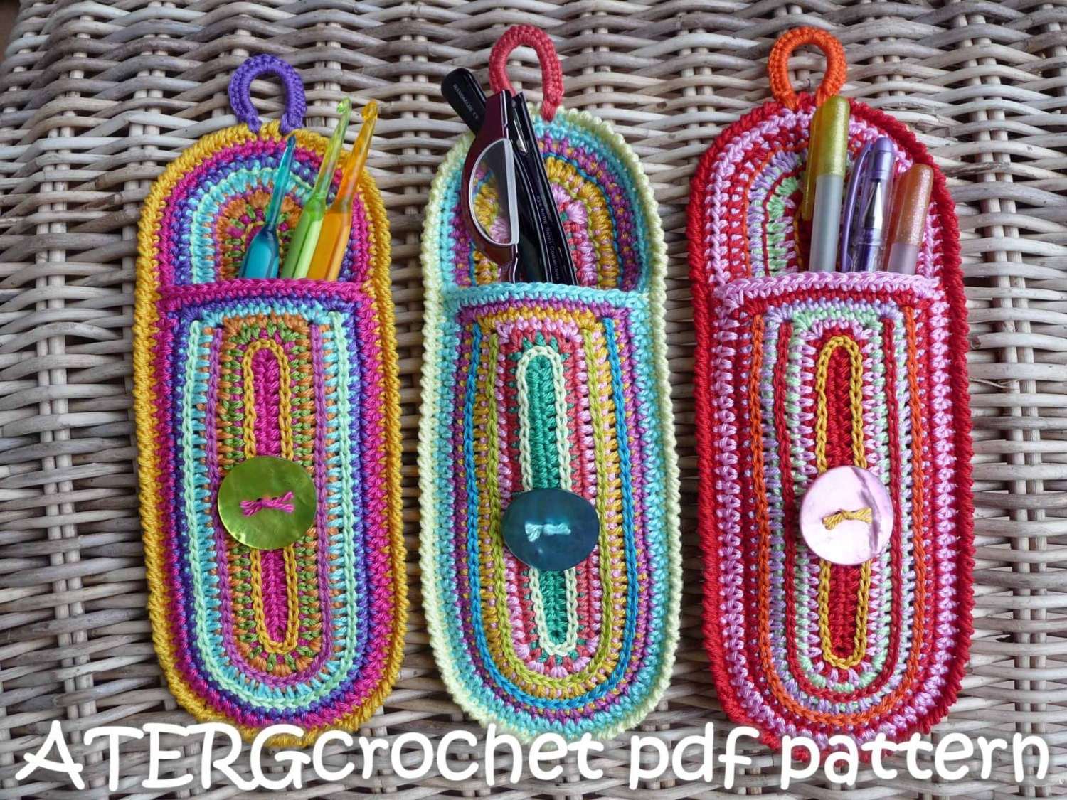 Crochet Pattern Case by Atergcrochet - Etsy