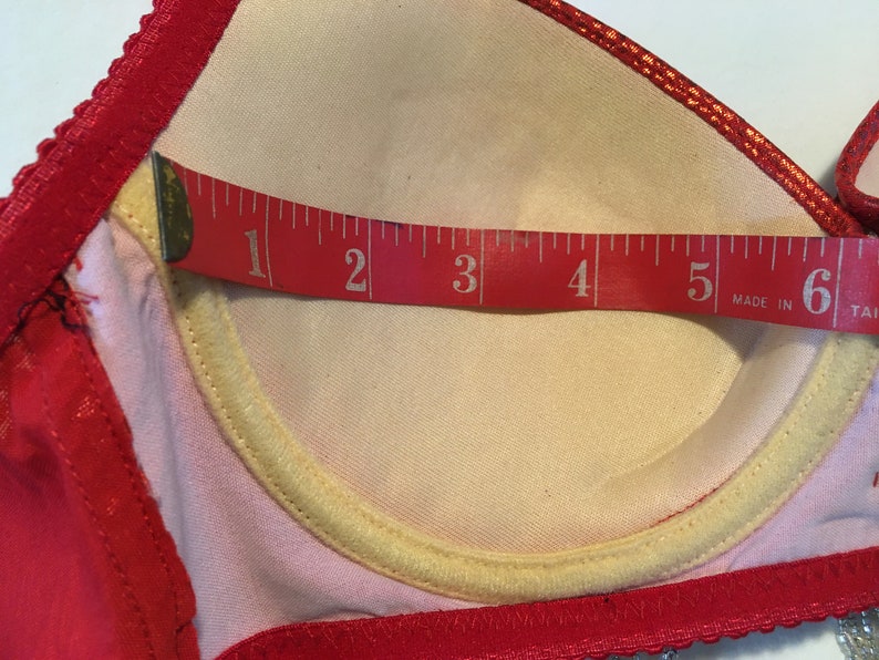 Red Cabaret Belly Dance Costume With Sequins and Beaded Fringe - Etsy