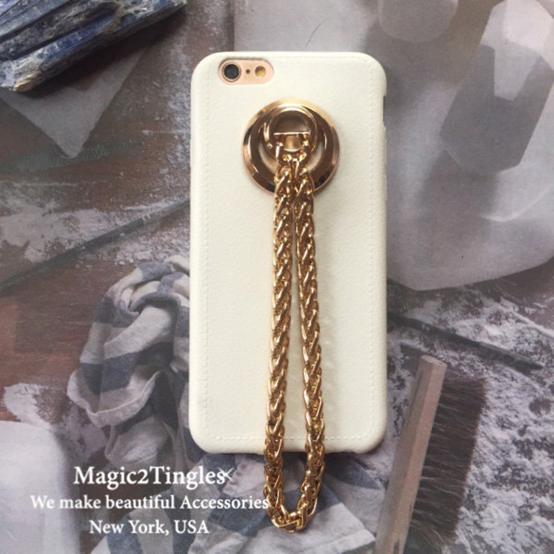 Classic Unique Gold Metal Chain Hook Ring Chain Lanyard | Etsy