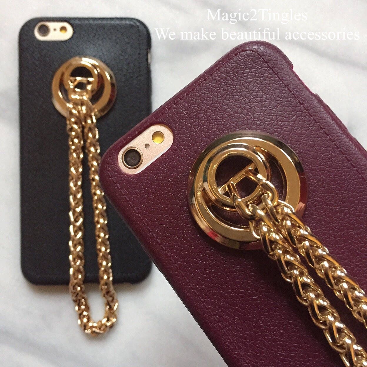 Classic Unique Gold Metal Chain Hook Ring Chain Lanyard | Etsy