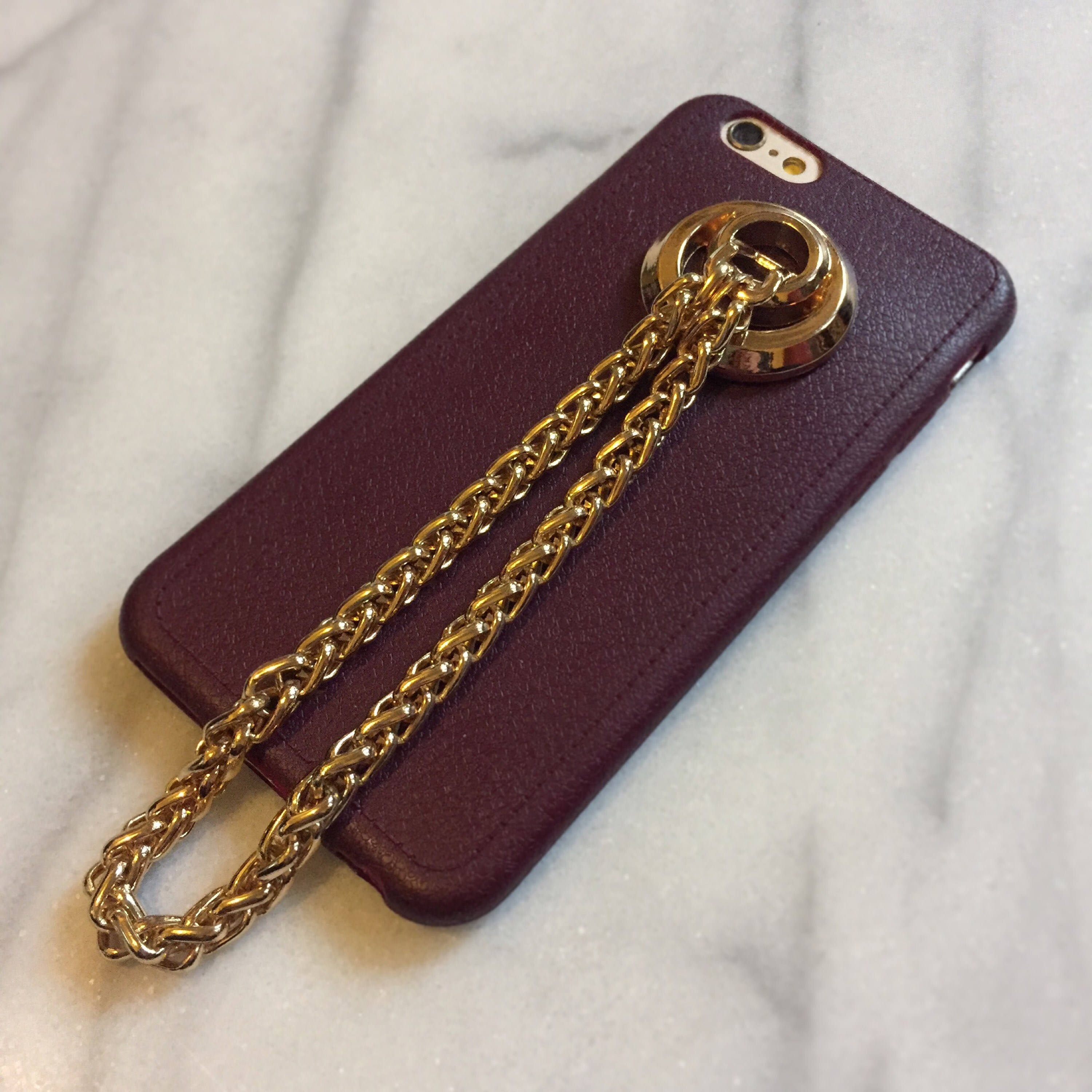 Classic Unique Gold Metal Chain Hook Ring Chain Lanyard | Etsy