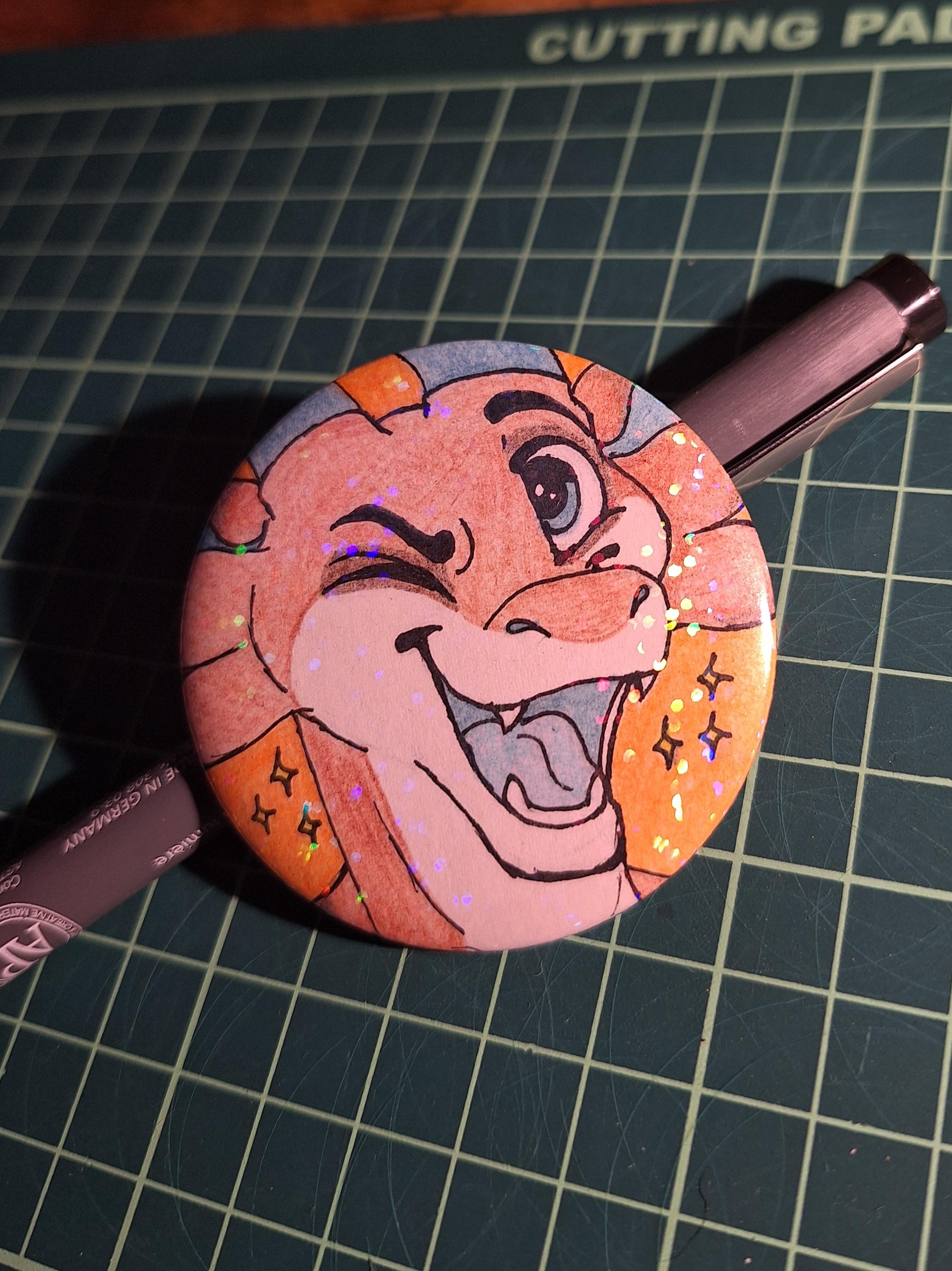 Custom Pin Badges - Hand-drawn - Holographic - Etsy Australia