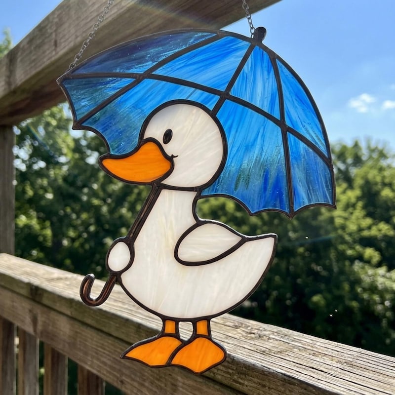 Duck With Umbrella - Etsy