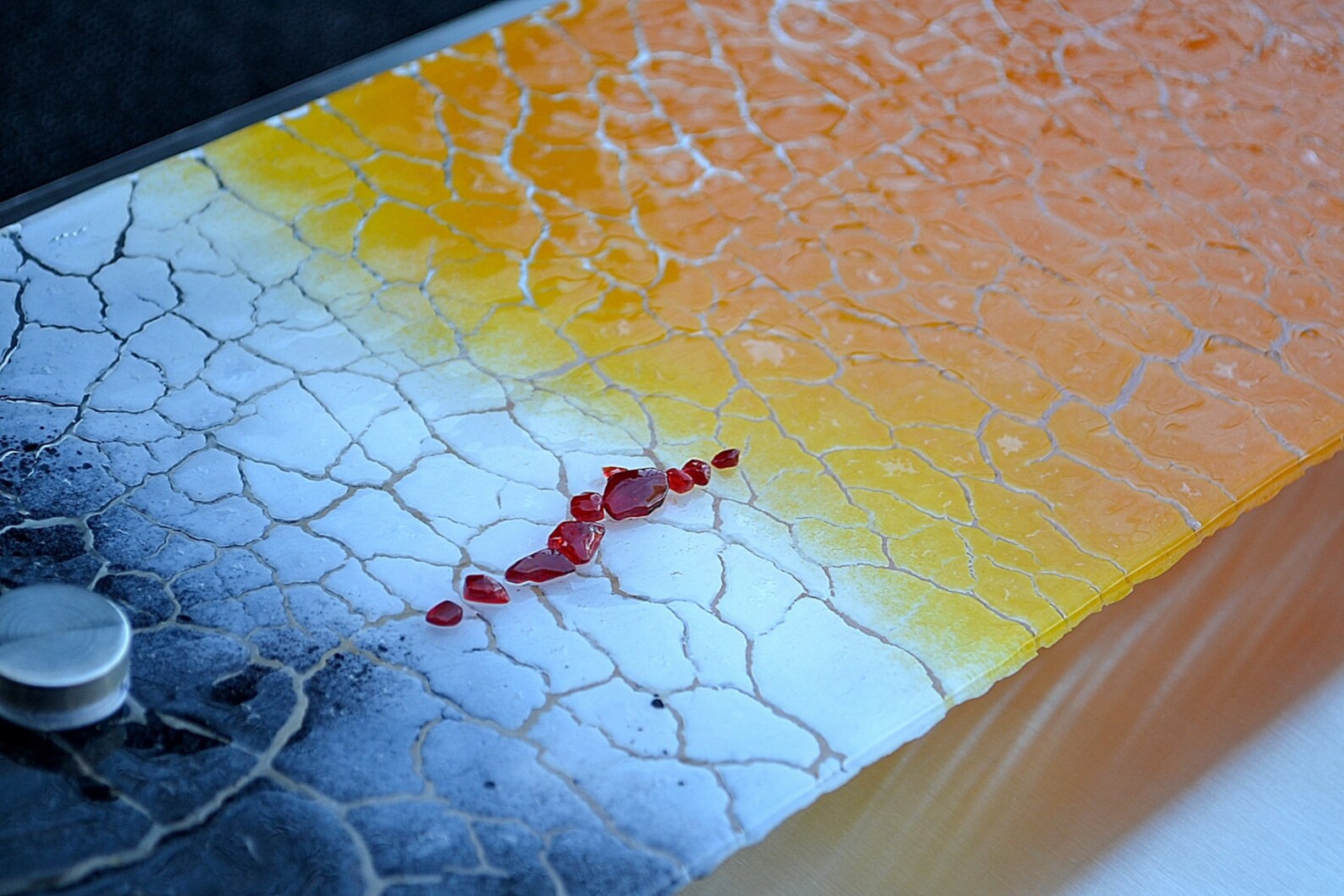 Imperfection Made to Order Crackle Fused Glass Wall Hanging - Etsy