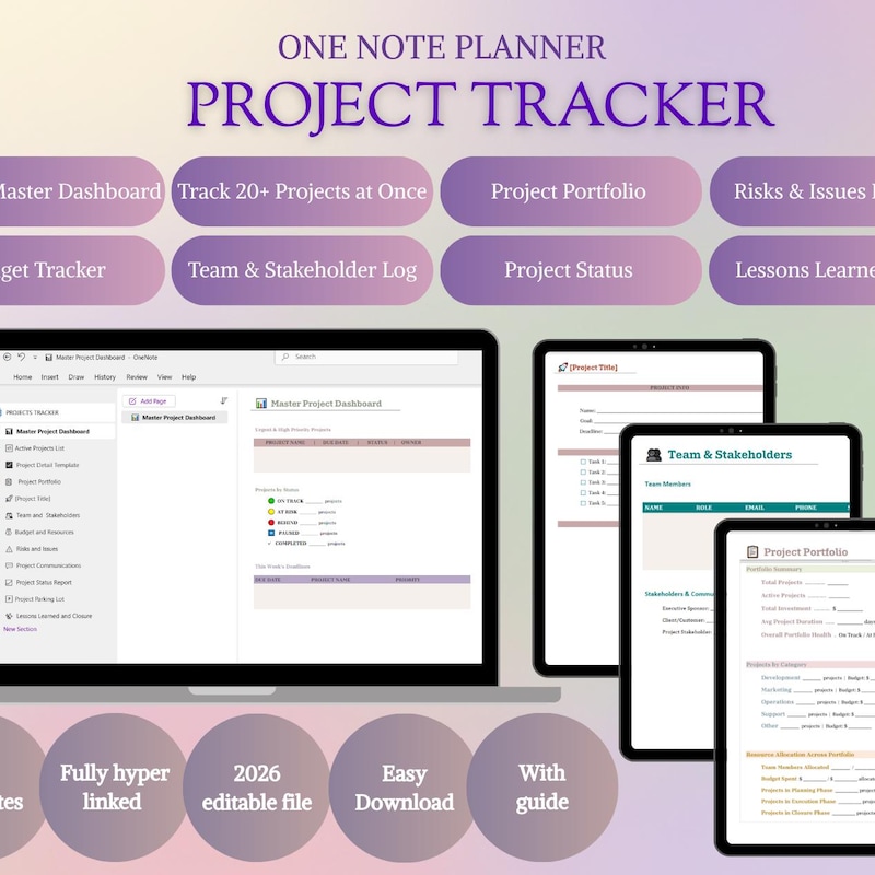 Aesthetic Onenote Templates - Etsy