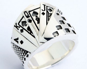 Playing Card Ring - Etsy