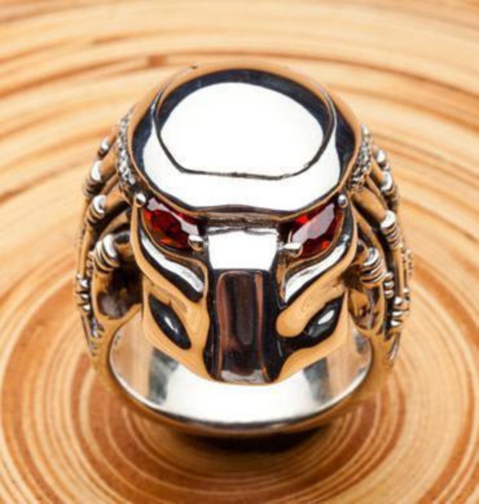 Predator Ring Gothic Ring Alien Ring Silver Devil Ring | Etsy