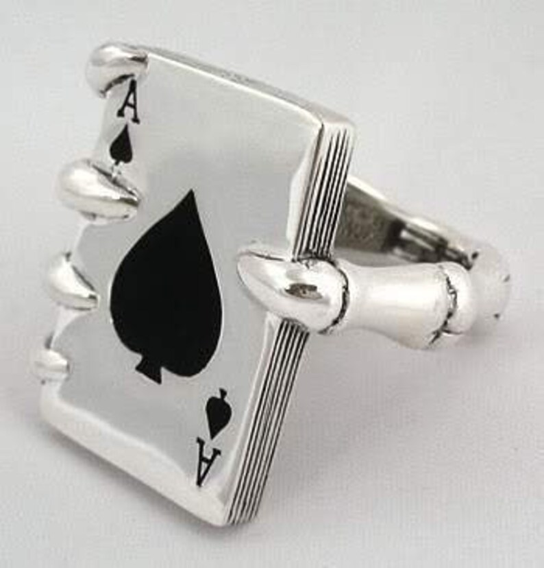 Gothic Rings Silver Claw Rings Skeleton Ring Sterling | Etsy