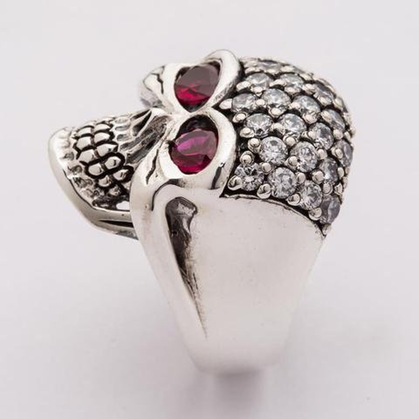 Diamond Bling Skull Ring Sparkling Crystal Skull Ring - Etsy