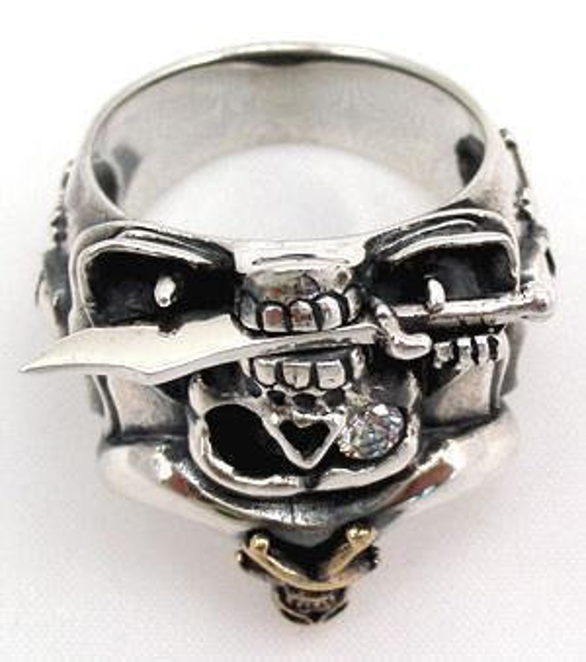 Pirate Ring Jack Sparrow Ring Rock and Roll Rings Skull | Etsy
