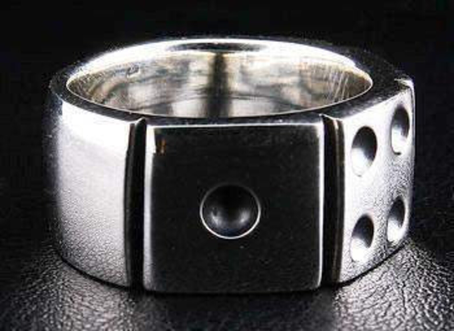 Custom Dice Ring Sterling Silver Band Ring Men's Band | Etsy